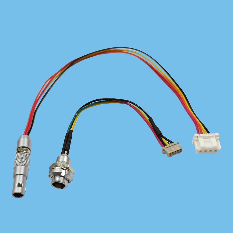 M6/4-core push-pull self-locking aviation connector/After correct ...